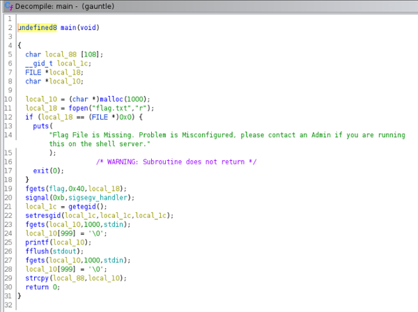 Picoctf 2021 Binary Exploitation Challenge Writeups