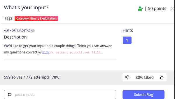 Picoctf 2021 Binary Exploitation Challenge Writeups